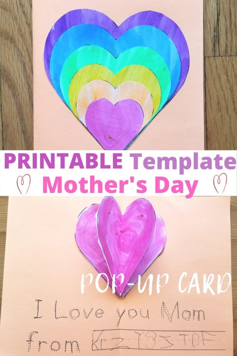 Free Mother's Day Card Printable With Traceable Letters